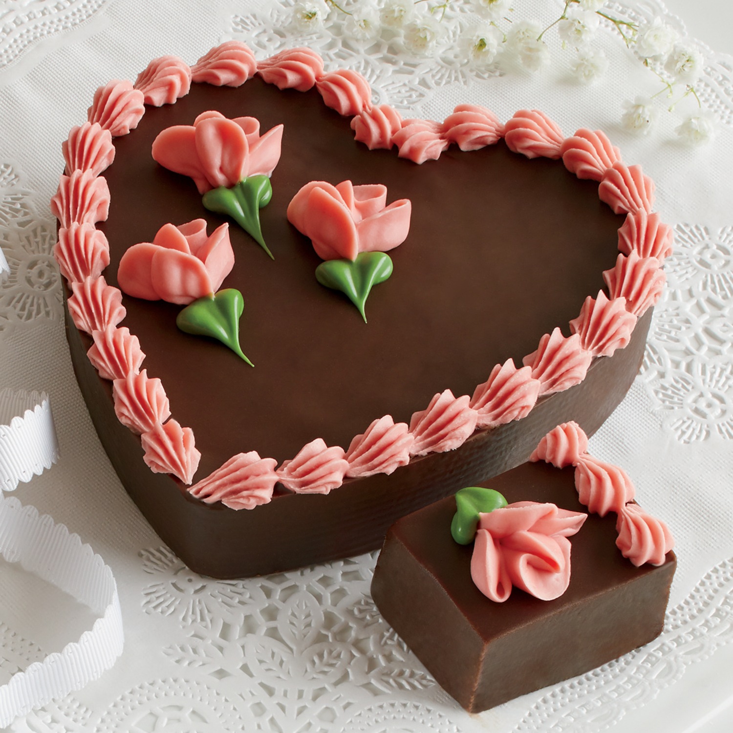 Heart-Shaped Fudge | Swiss Colony