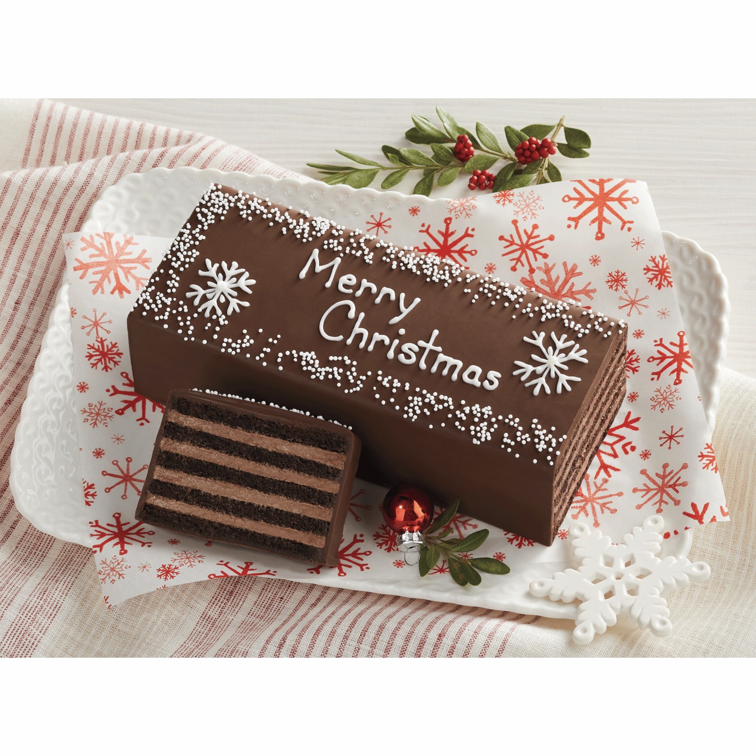Snowflake Christmas Torte | Swiss Colony