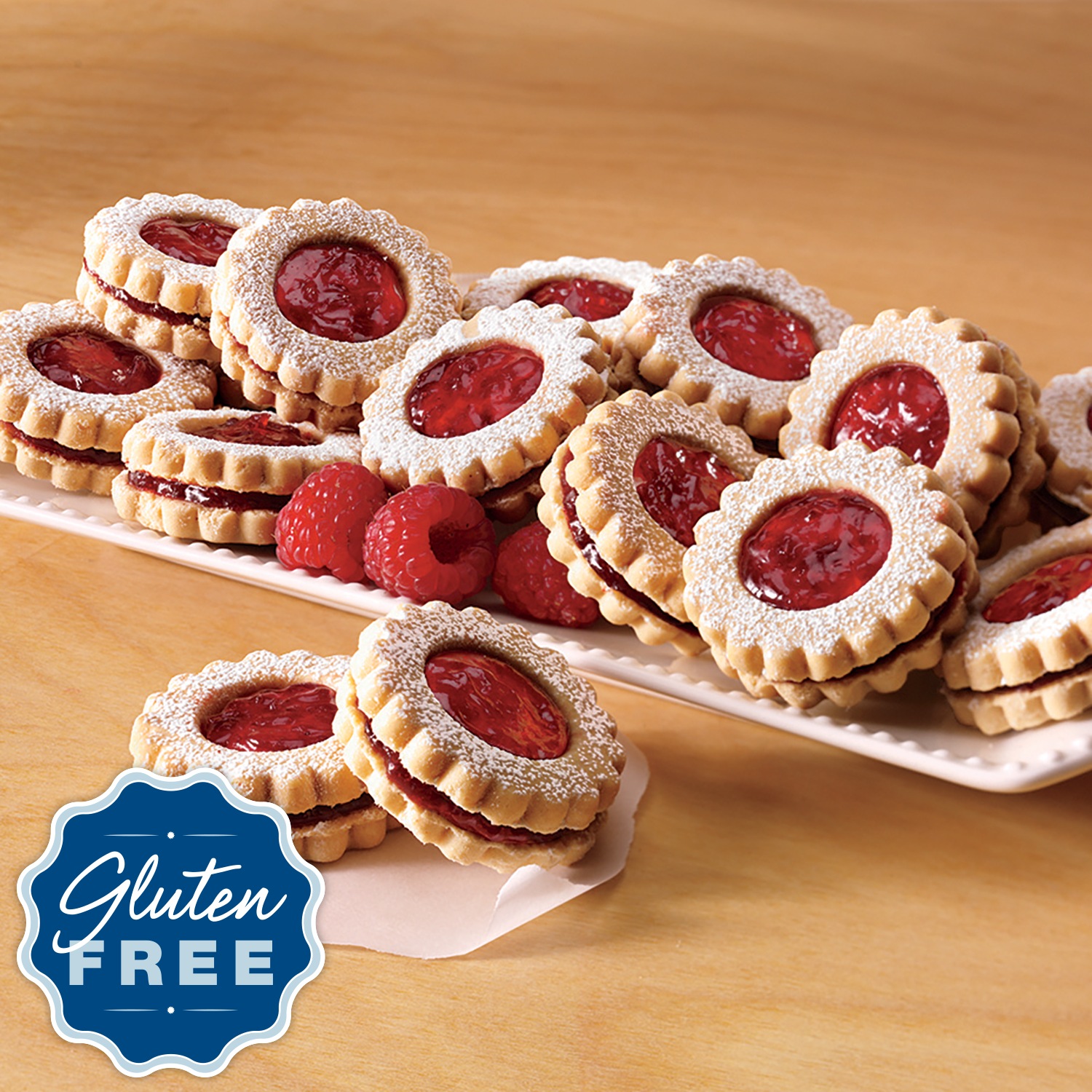 Gluten Free Raspberry Linzer Cookies | Swiss Colony