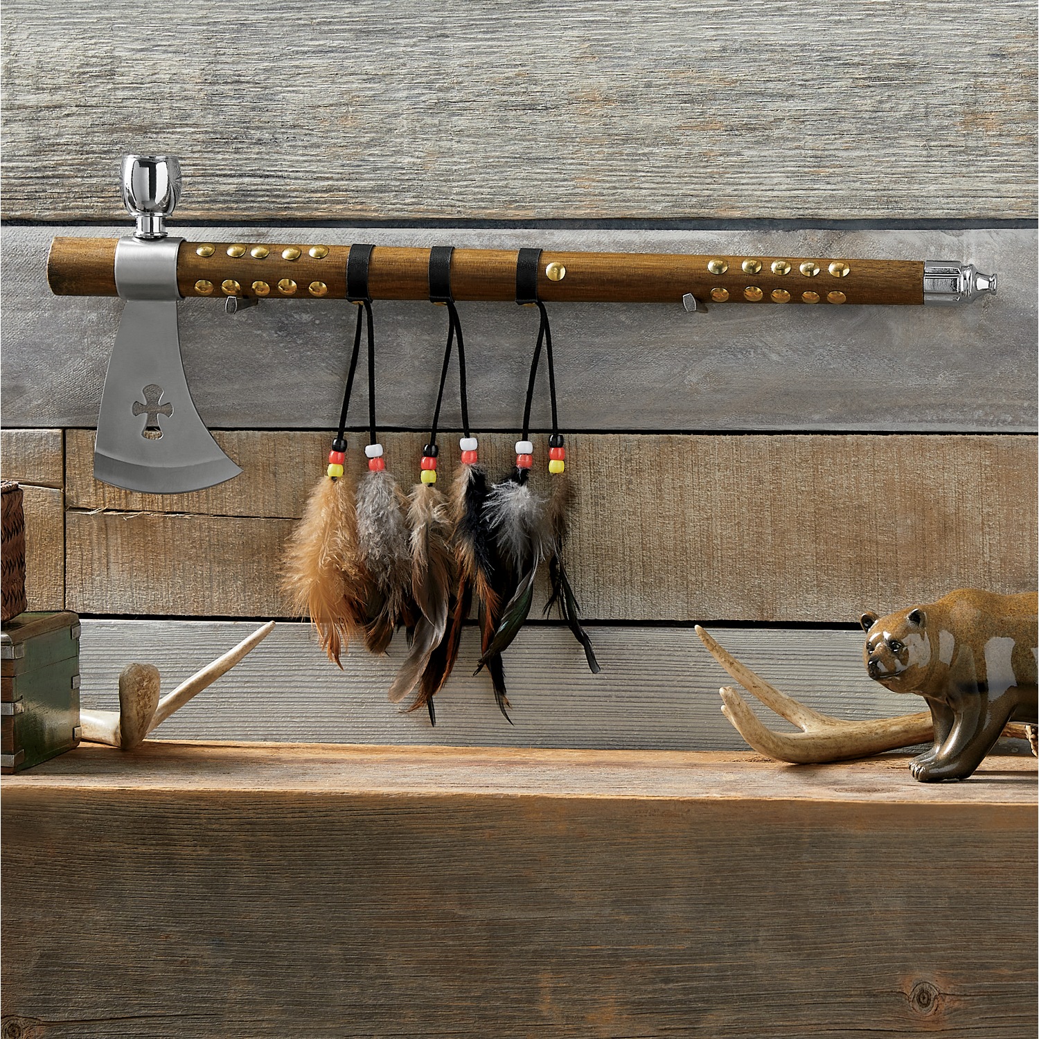 Decorative Peace Pipe Tomahawk | Swiss Colony