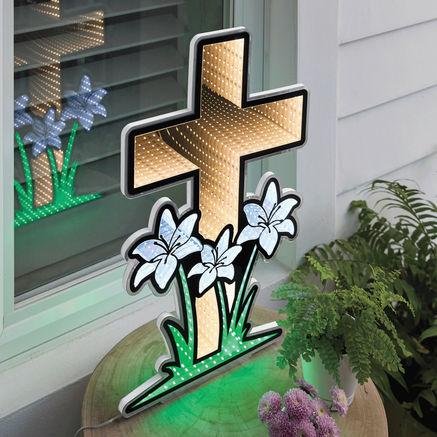 Easter Cross Infinity Light | Swiss Colony