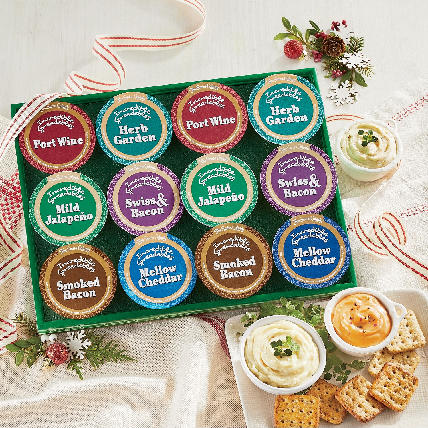 12 Incredible Spreadables® Gift Samplers | Swiss Colony