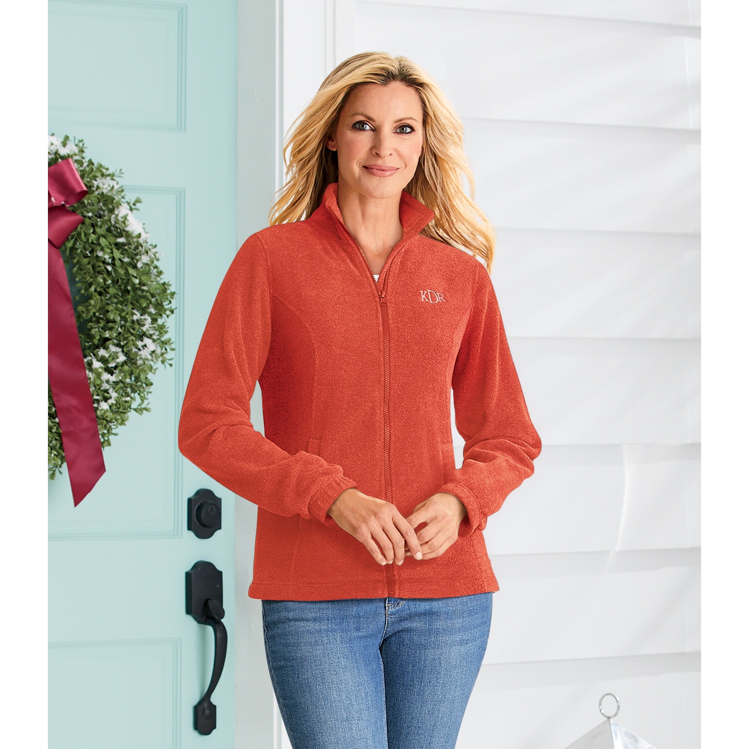 Women's Personalized Fleece Jacket | Swiss Colony