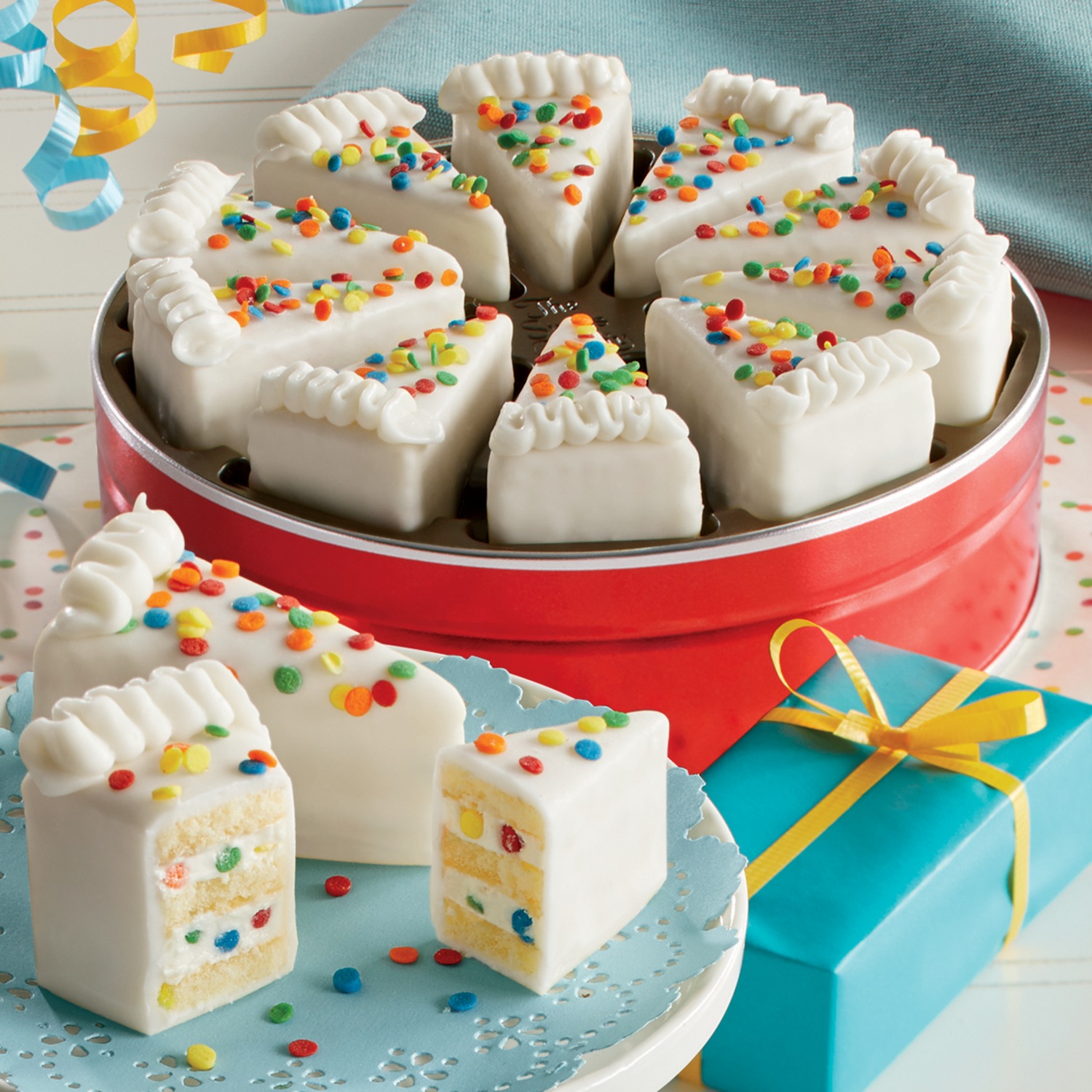 Birthday Cake Pie Slices | Swiss Colony