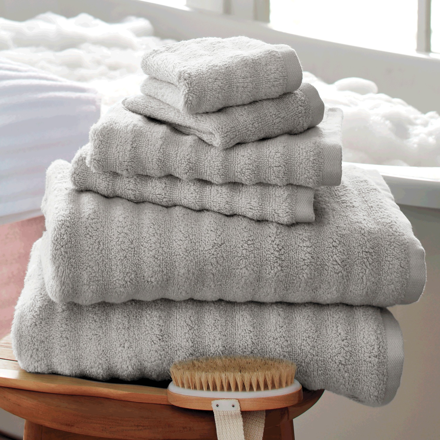 Spa Zero Twist 6-piece Towel Set | Swiss Colony