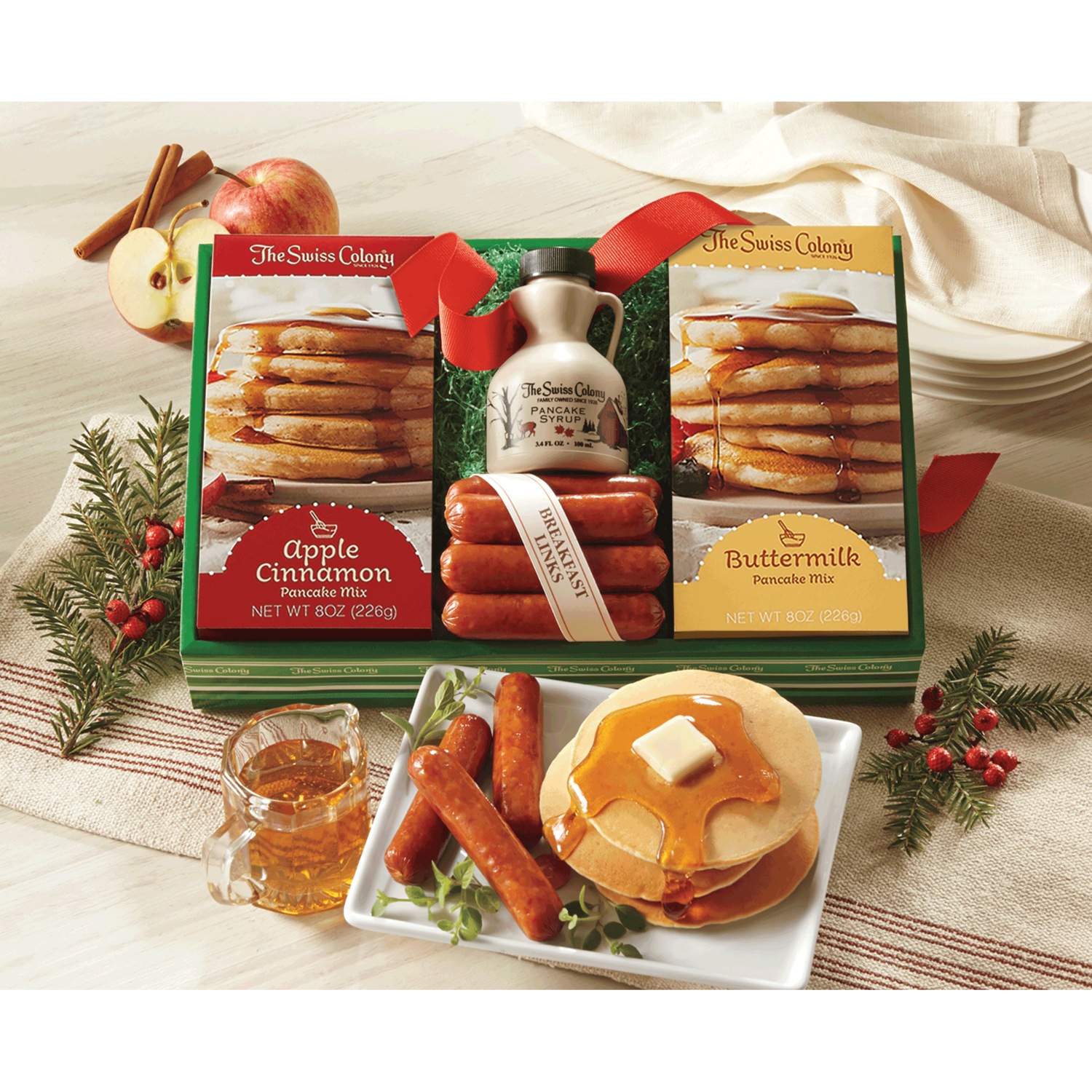 Pancakes & Ham Links | Swiss Colony