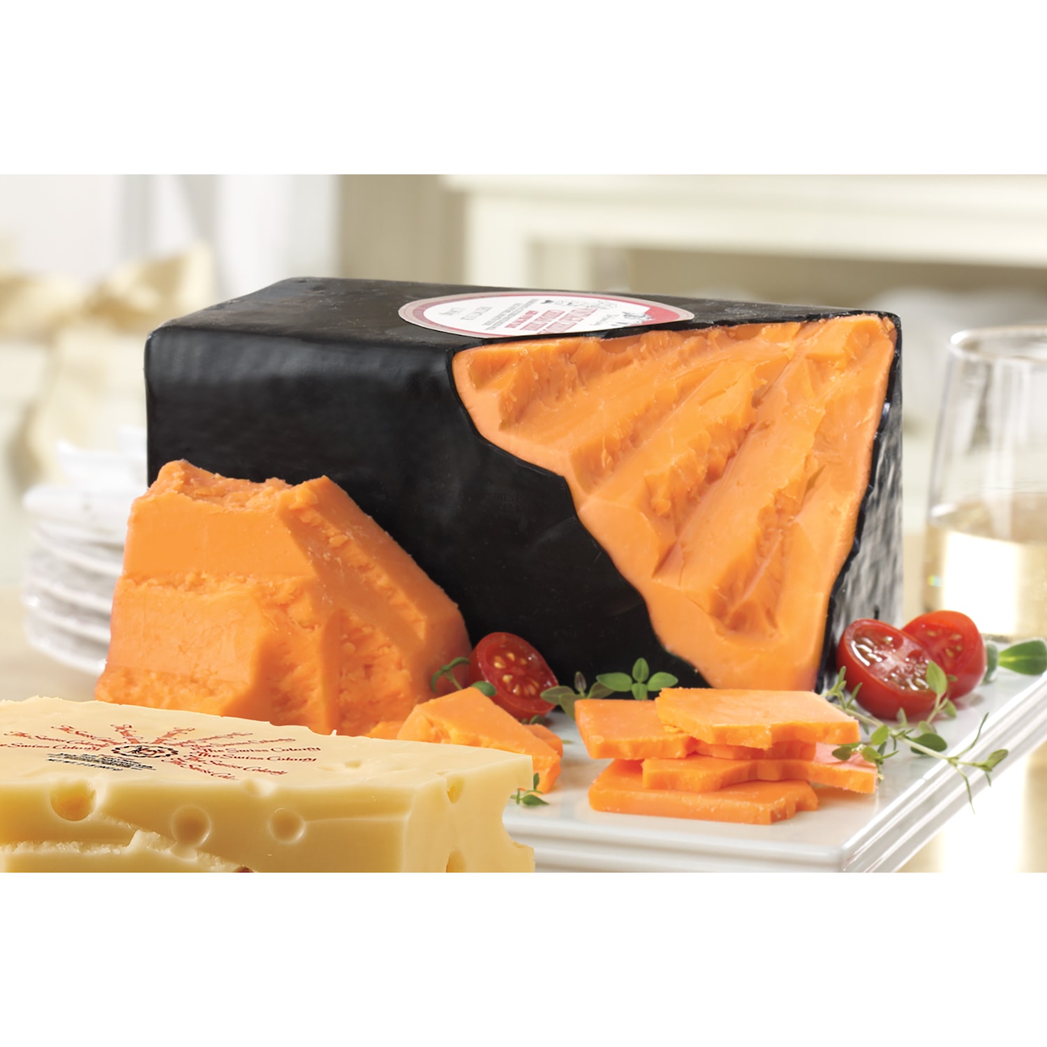 Vintage Cheddar Cheese, Big Red Cheddar Cheese & Big Baby Swiss Cheese ...