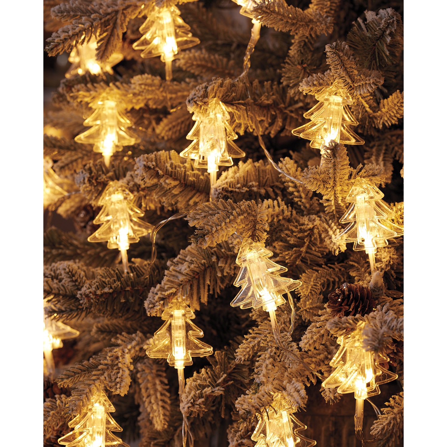 Christmas Tree-Shaped Lights | Swiss Colony