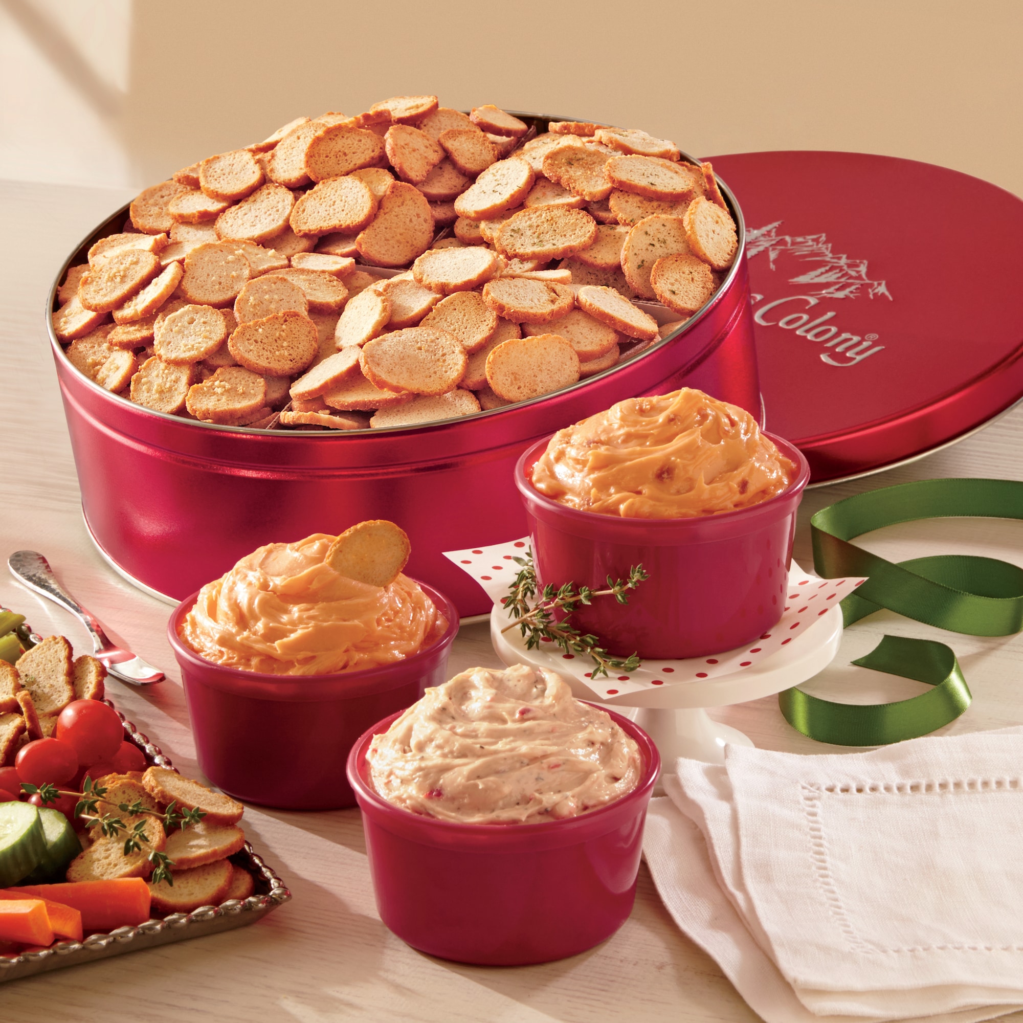 Incredible Spreadables® with Crunchy Crrrisps | Swiss Colony