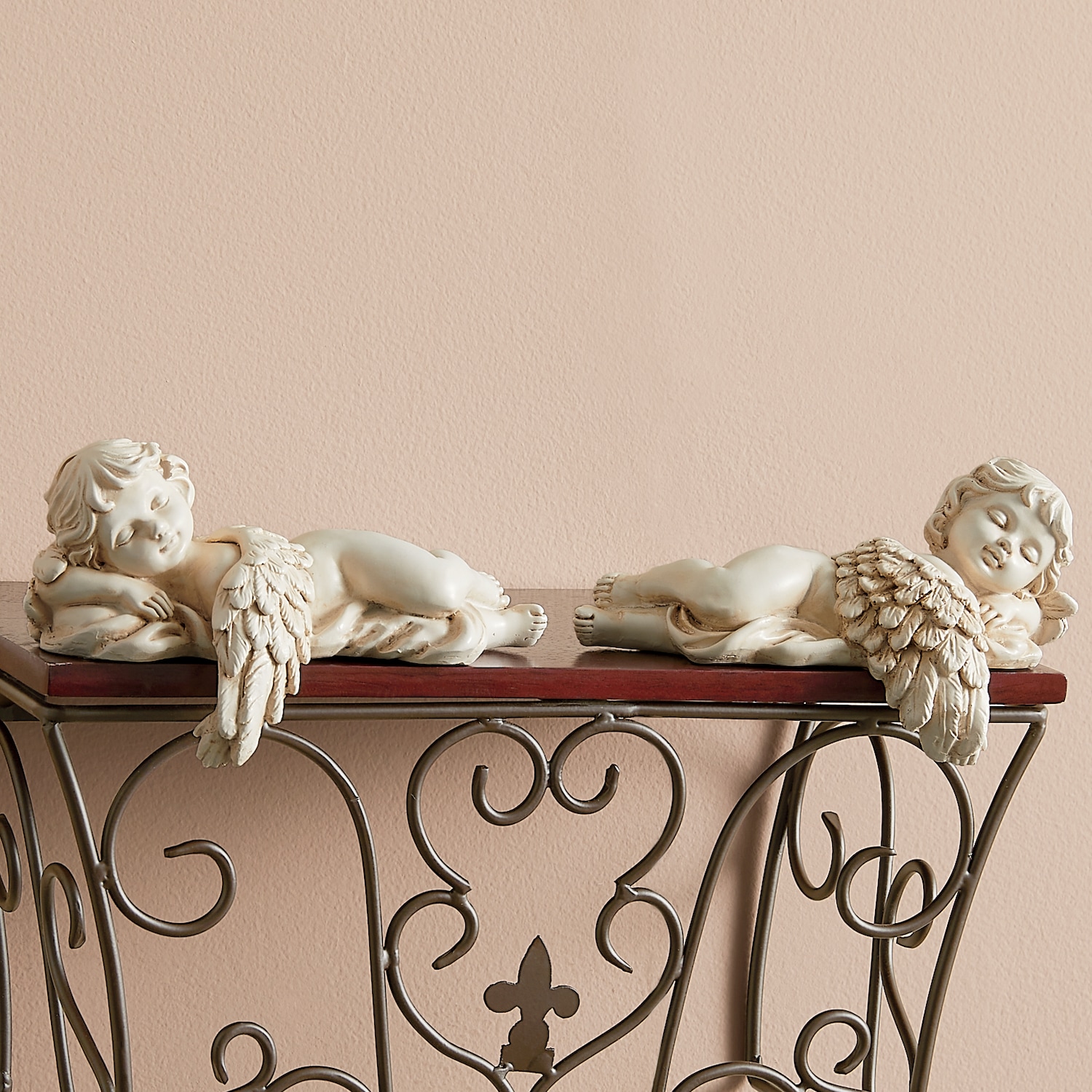 2-Piece Cherub Angel Shelf Sitter Set | Swiss Colony